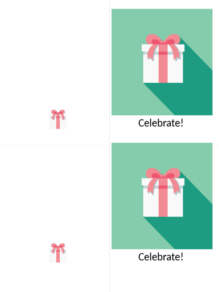 Present Celebration Card | PDF