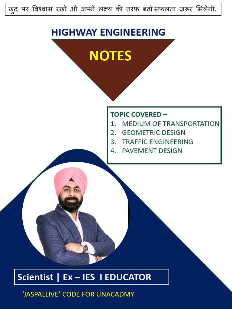 Highway New Notes | PDF | Transport | Road