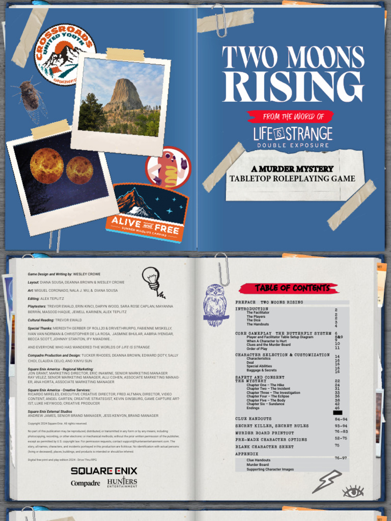 Two Moons Rising From The World of Life Is Strange | PDF | Gaming ...