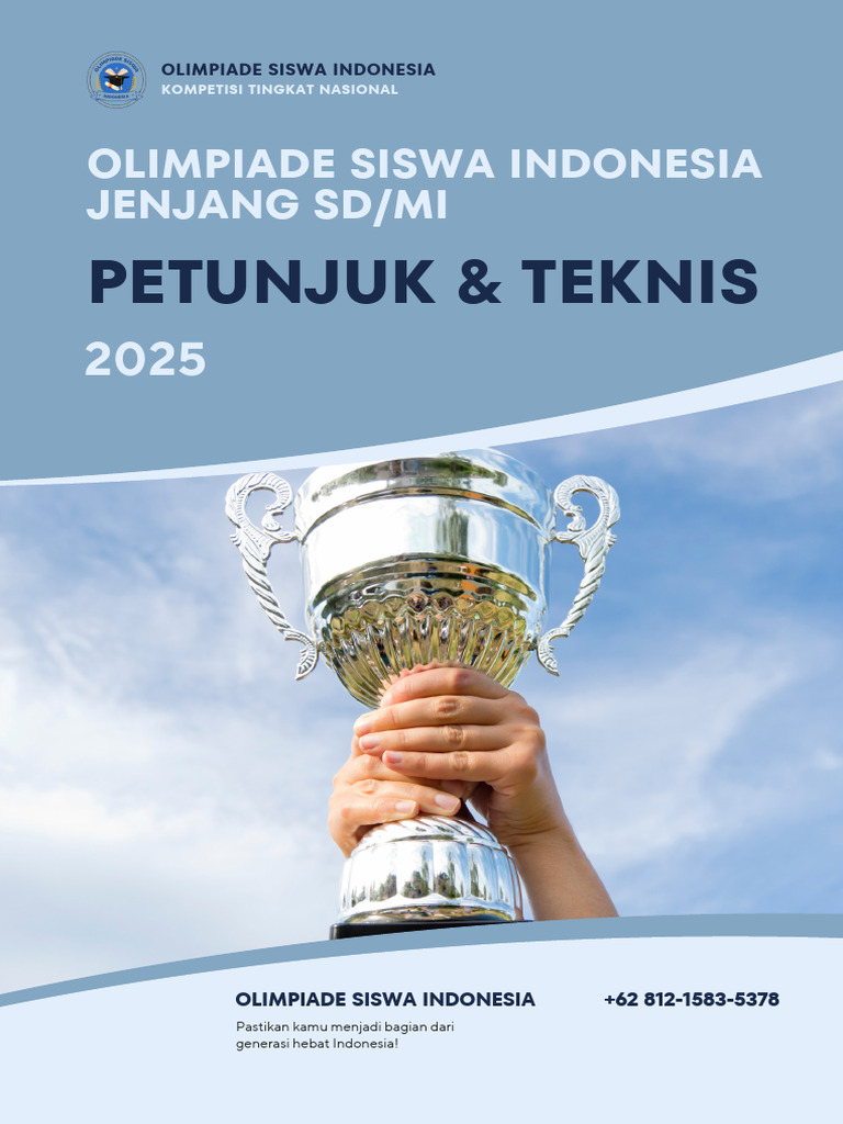 Petunjuk Teknis Olimpiade Siswa Indonesia Jenjang SD - Mi Season 2 | PDF