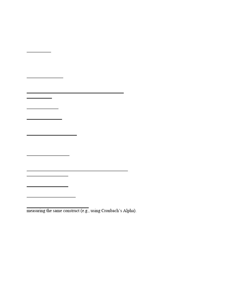 Validity, Reliability, Pilot Study, Pre-Test and Proposal Writing | PDF ...