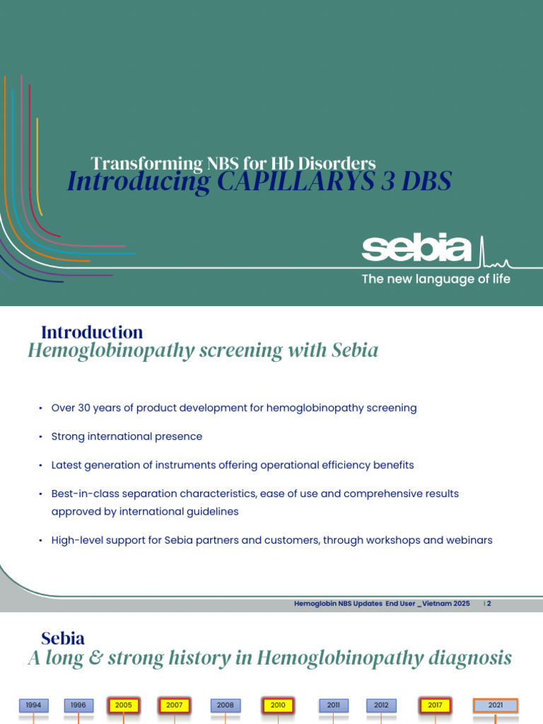 Transforming NBS for Hemoglobin Disorders With Capillarys 3 DBS | PDF | Capillary ...