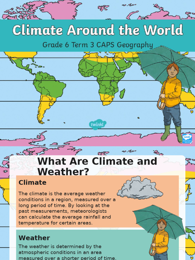 Za2 G Climate Around The World Grade 6 Geography Term 3 Caps Powerpoint ...