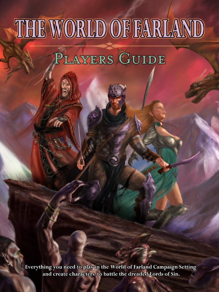 Farland-PlayersGuide v4 | PDF | Dwarf (Dungeons & Dragons) | Seven Deadly Sins