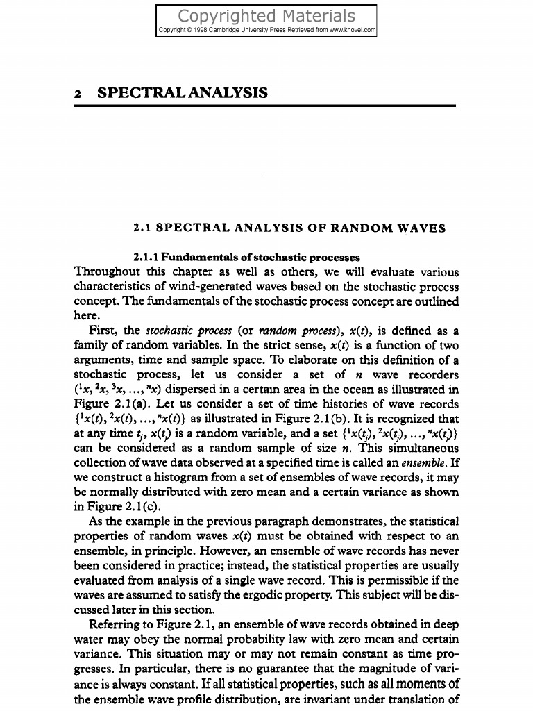 Pierson Moskowitz Sea Spectrum | PDF | Spectral Density | Autocorrelation