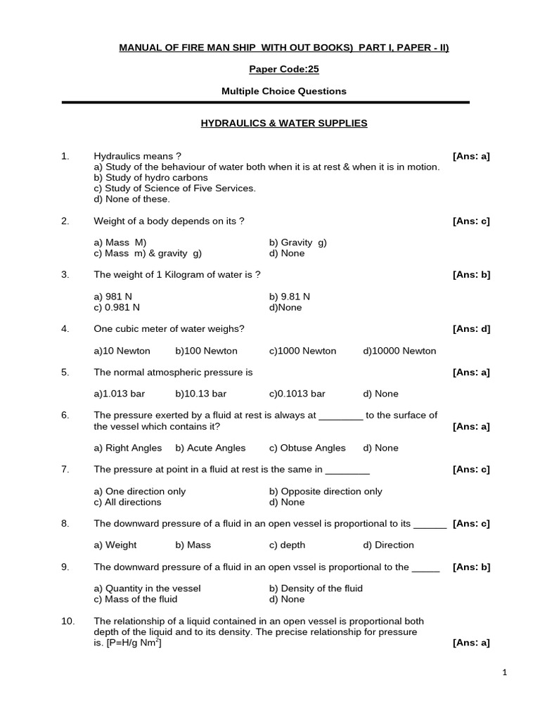 Part - I, Paper - II Paper Coder - 25 | PDF | Pump | Coast