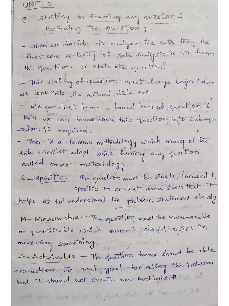 Eda Notes Unit 2 Pdf