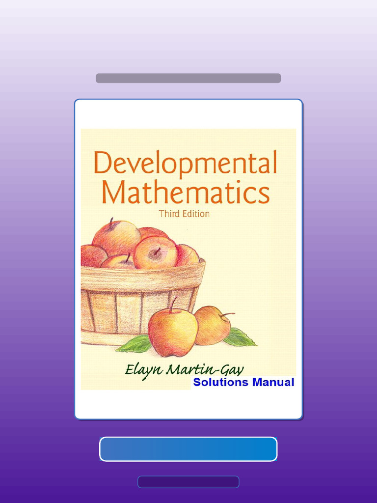Developmental Mathematics 3rd Edition Martin Gay Fast Access | PDF ...