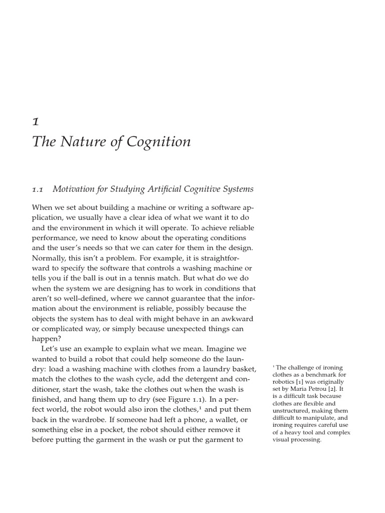 Understanding Artificial Cognition | PDF | Cognition | System
