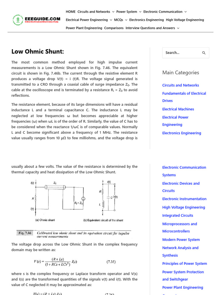 Coaxial Shunt and Bifilar Design Insights | PDF | Inductance | Relay