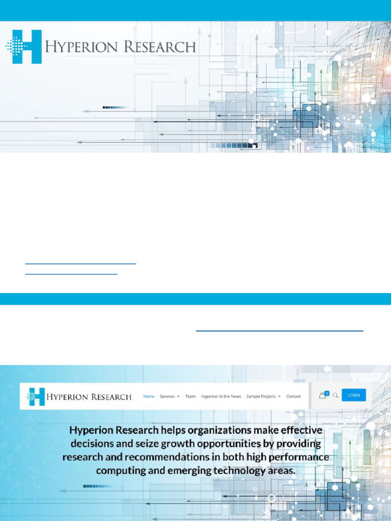 Hyperion Research HPC Briefing Slides During ISC June 2021.b | PDF | Cloud Computing ...