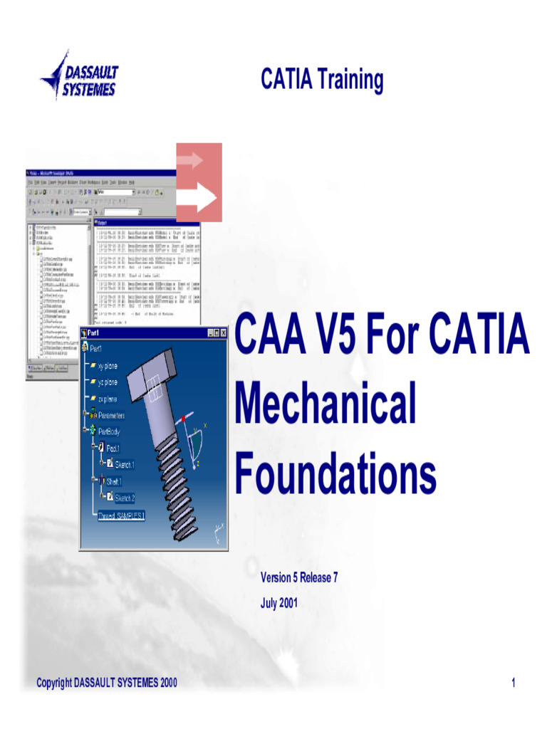 CAA V5 For CATIA Mechanical Foundations | PDF
