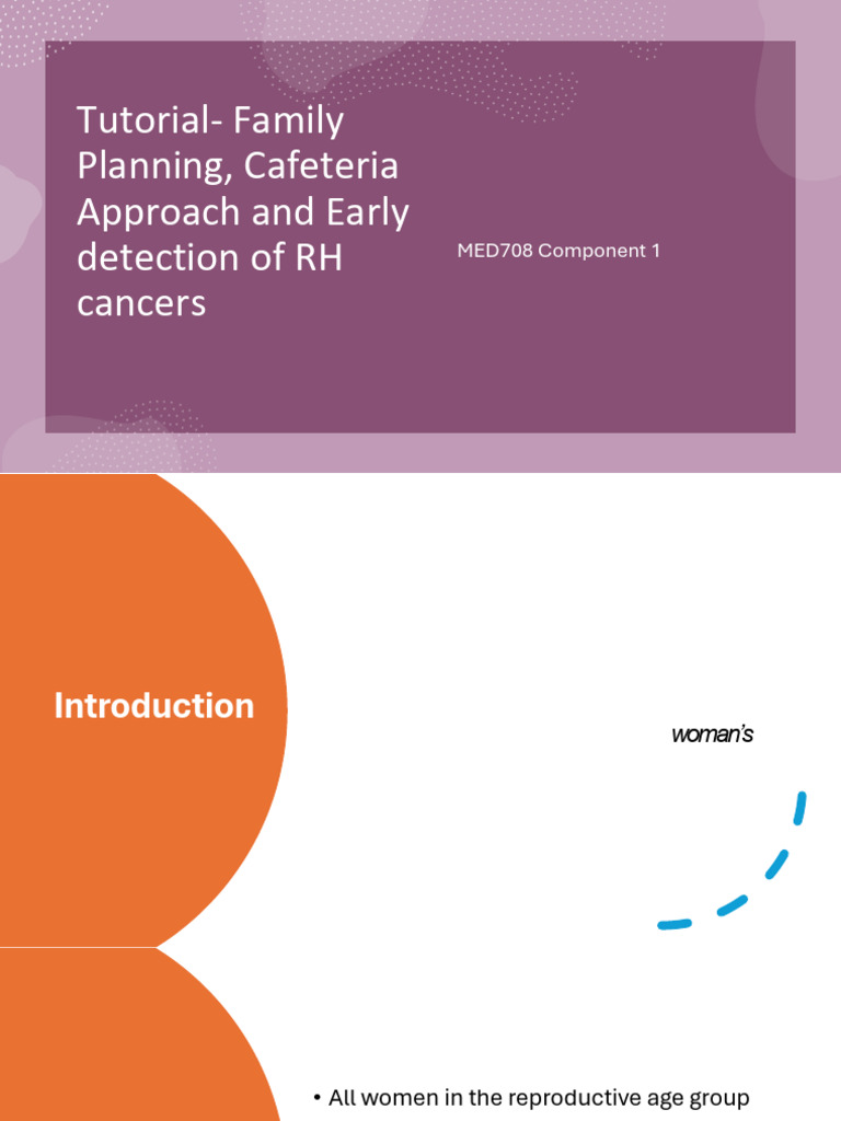 Cafeteria Approach to Family Planning | PDF | Birth Control | Cervical ...