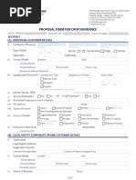 PCIC Crop Insurance Application Form | PDF | Insurance | Food Industry
