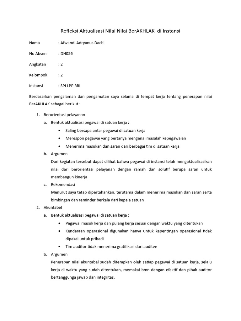 Dh056-Afwandi A Dachi-Spi LPP Rri | PDF