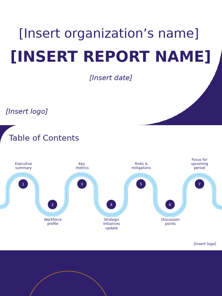 HR Board Report Template Overview | PDF | Employee Retention | Economies