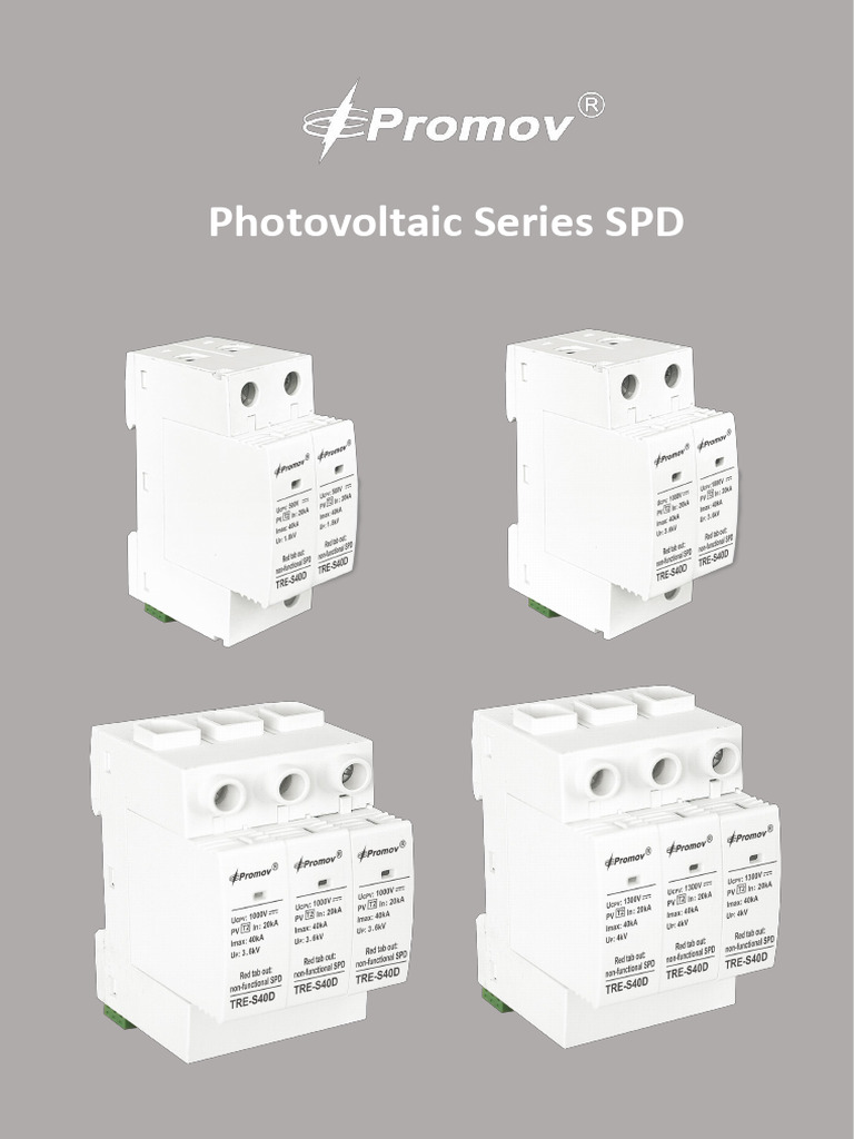 Photovoltaic Series SPD Technical Data | PDF | Photovoltaics | Power ...