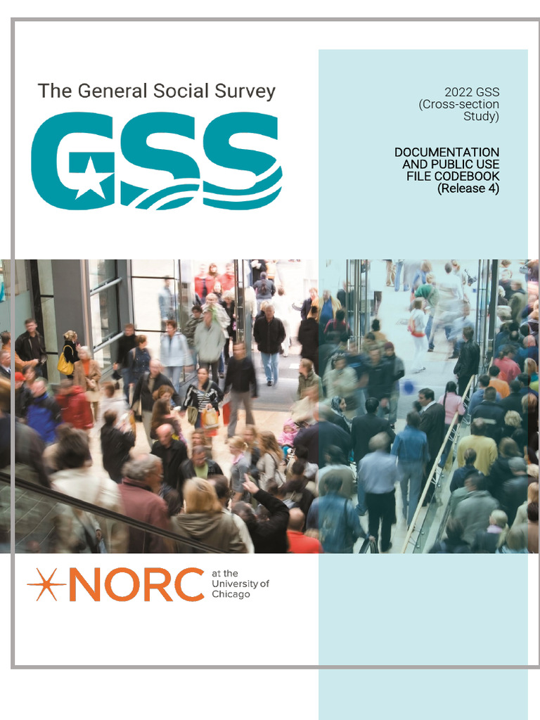 GSS 2022 Codebook | PDF | Survey Methodology | Sampling (Statistics)