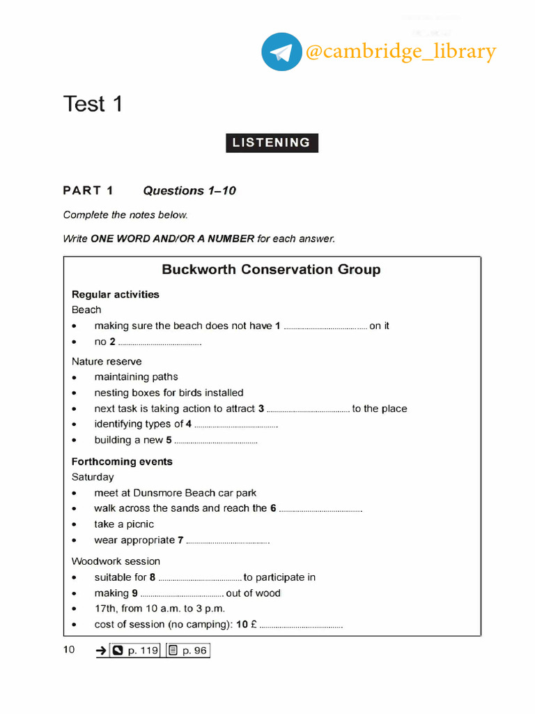 Buckworth Conservation Group Activities | PDF