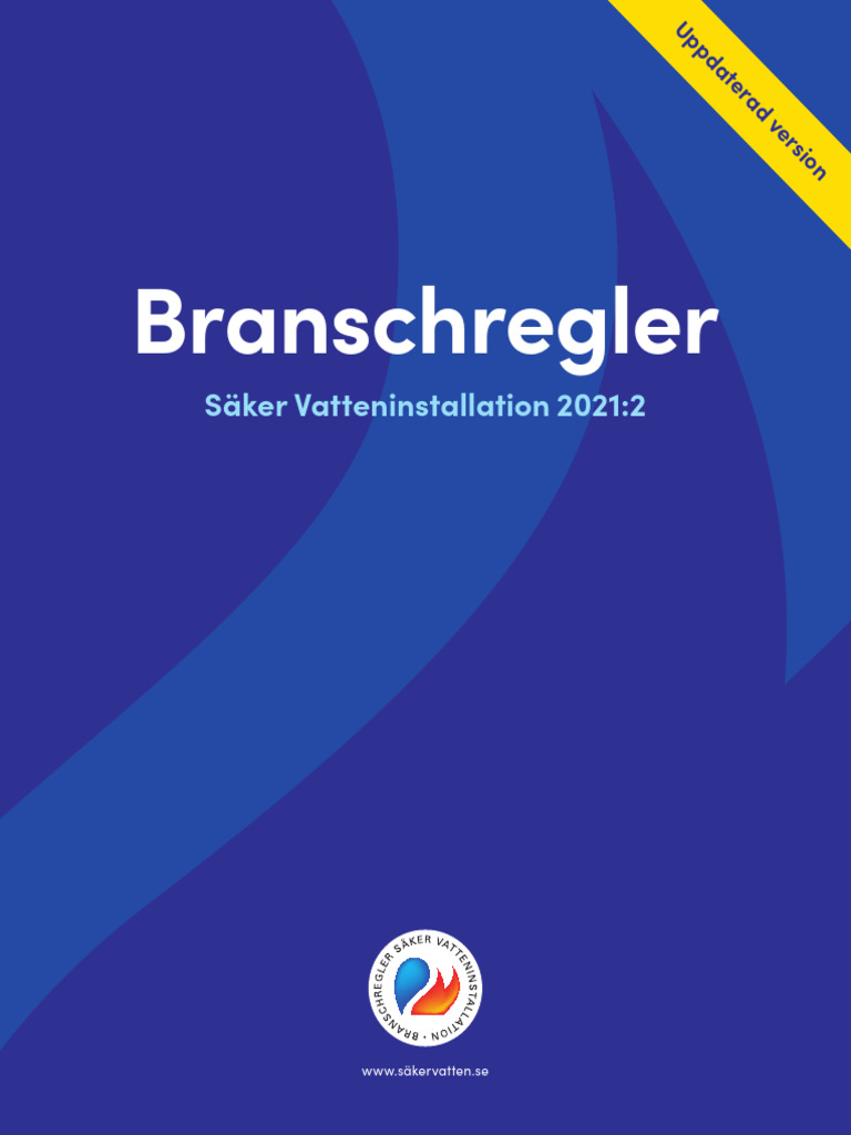Branschregler Säker Vatteninstallation 2021 - 2 | PDF