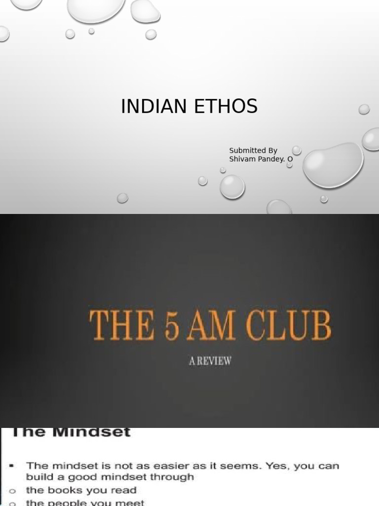 Indian Ethos: Submitted by Shivam Pandey. O | PDF