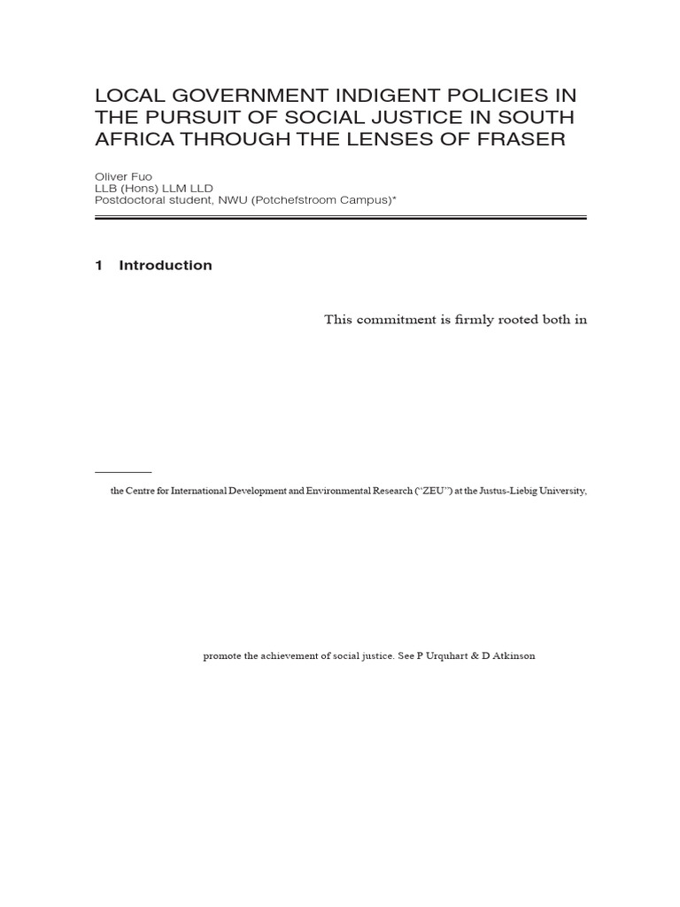 2014LocalGovernment 2 | PDF | Social Justice | Redistribution Of Income ...