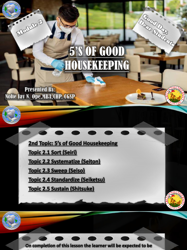 m2 5s of Good Housekeeping | PDF