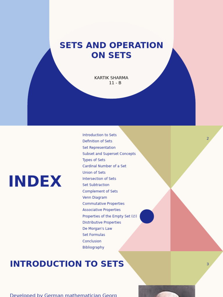 Sets and Operation On Sets | PDF | Set (Mathematics) | Intersection (Set Theory)