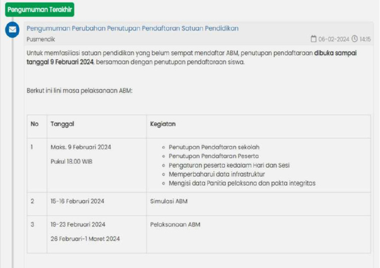 Informasi ABM 2024 | PDF
