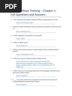 UIDAI Aadhaar Enrolment Guidelines | PDF | Biometrics | Identity Document