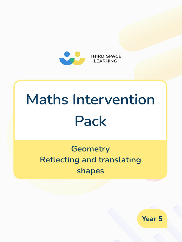 Y5 Reflecting and Translating Shapes | PDF | Shape | Triangle