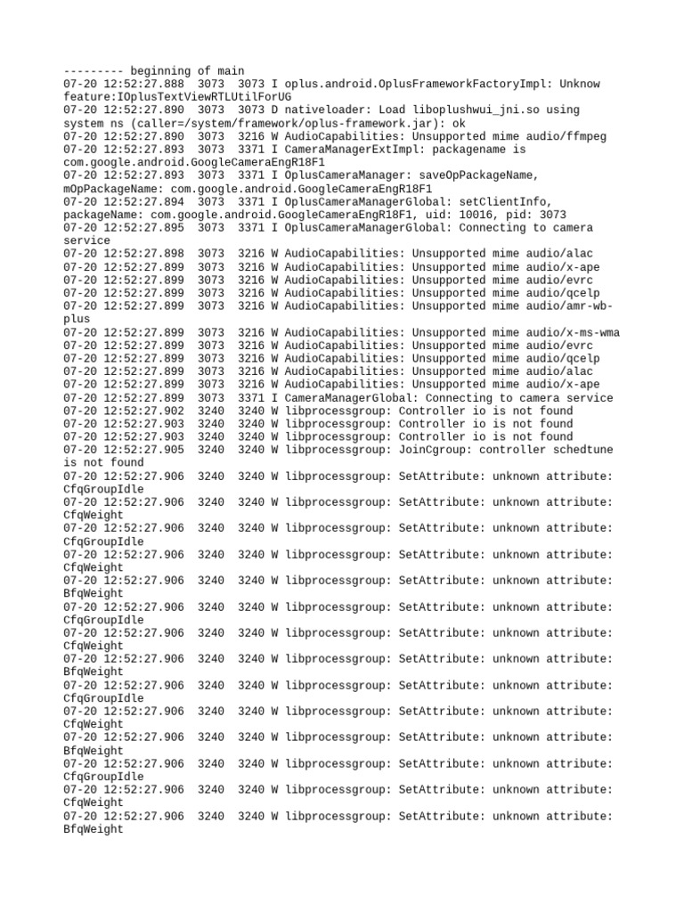 Log Cat 1752994347823 | PDF | Computing | Computer Programming