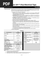 3M Electrical Tape Specifications Chart | PDF | Polyvinyl Chloride ...