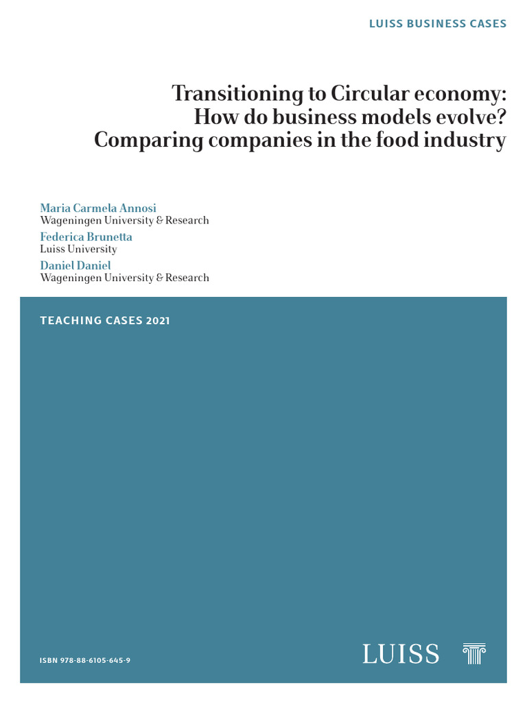 Brunetta Annosi Daniel TC-1 | PDF | Supply Chain | Sustainability