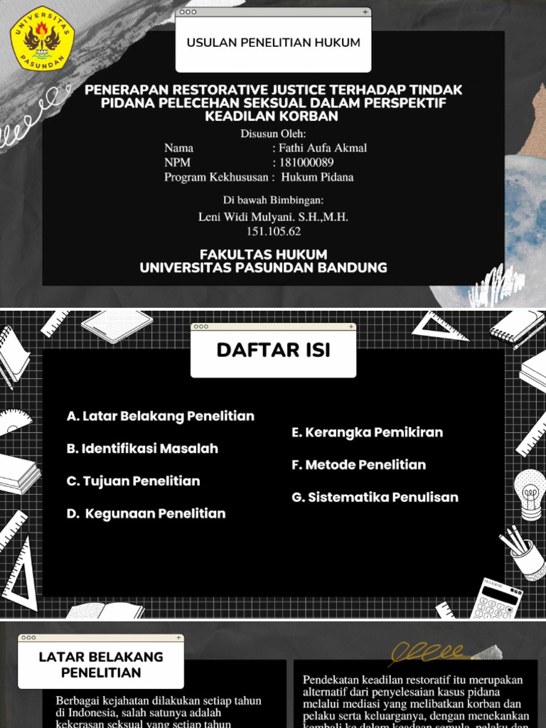 Usulan Penelitian - Fathi Aufa Akmal | PDF