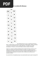 Tablas Acordeon de Botones | PDF | Acordeón | Notación musical