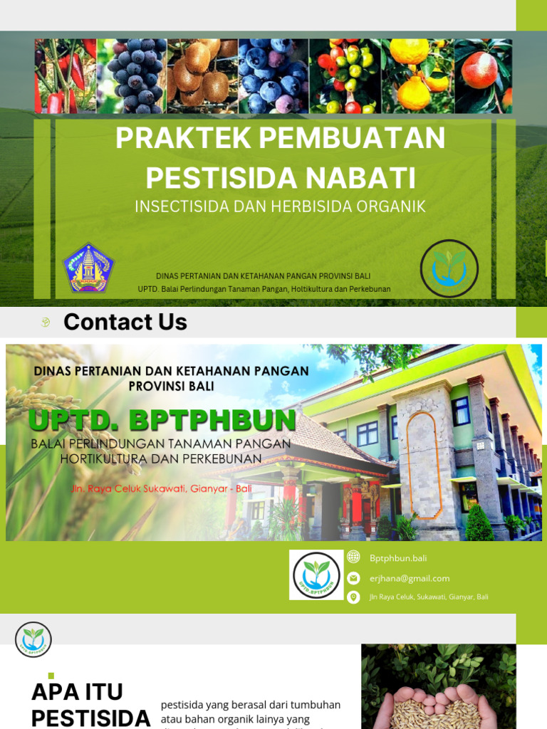 Pembuatan Pestisida Nabati Organik | PDF