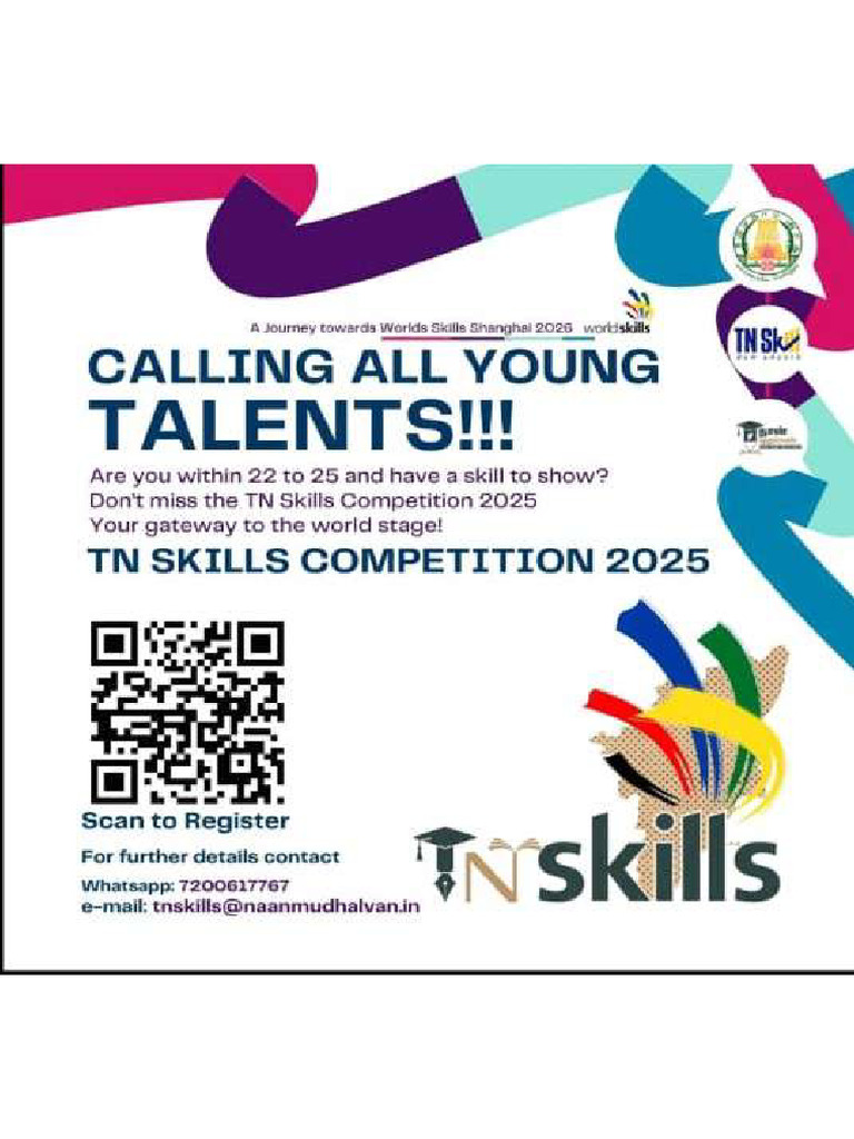 TN Skills Competition 2025 | PDF