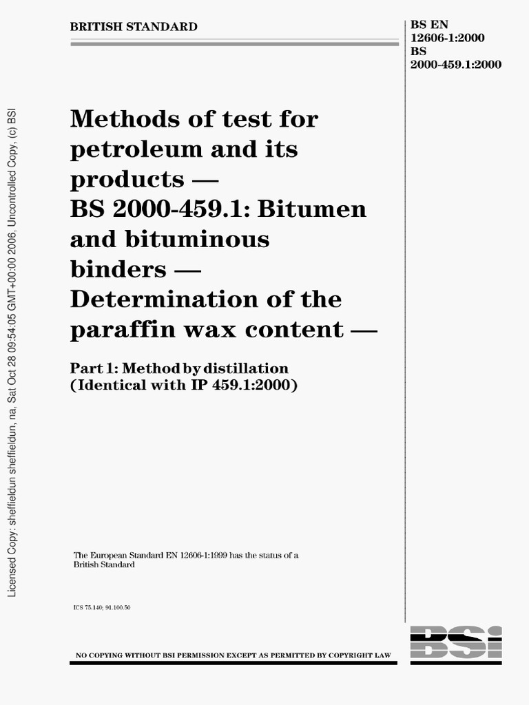 BS en 12606-1-2000 | PDF