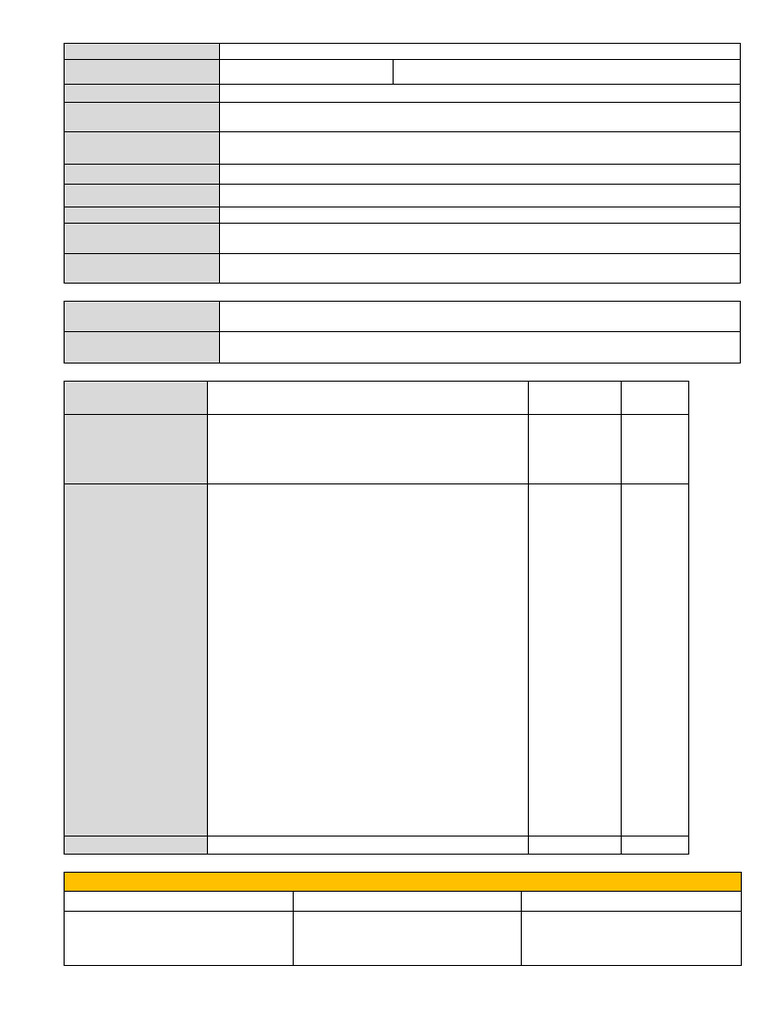 Lesson Plan Sample | PDF