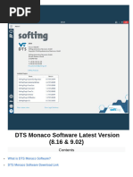 Dts Monaco User Manual | PDF | User Interface | Menu (Computing)