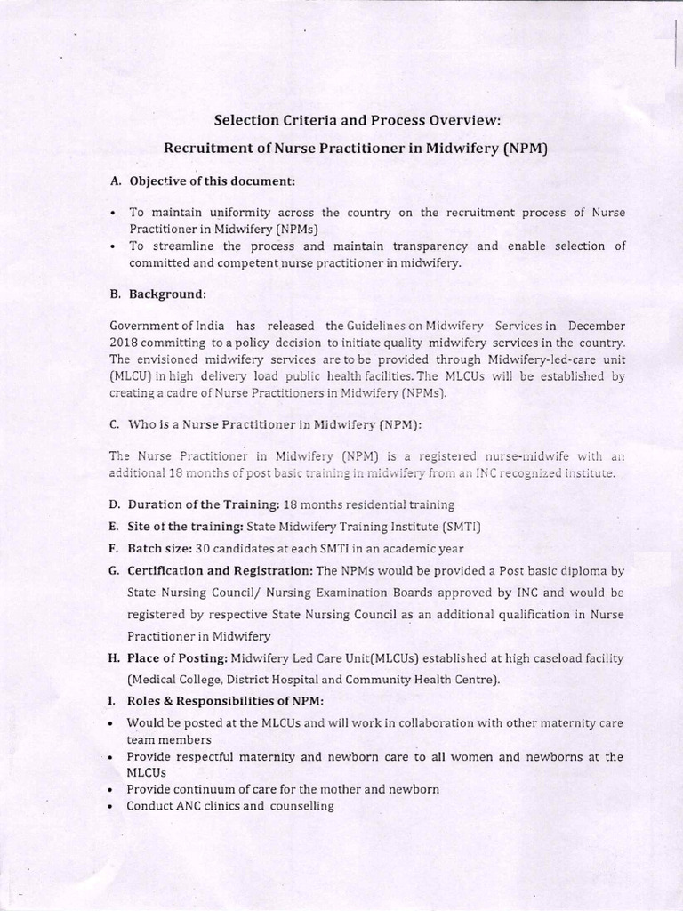 Me NPM Guideline | PDF