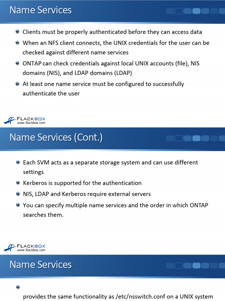 14-03 NFS Name Services | PDF