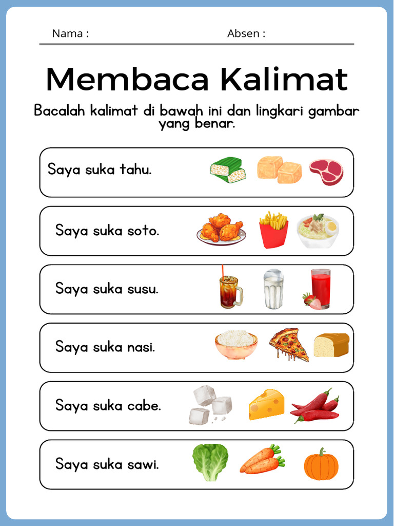 Membaca Kalimat | PDF