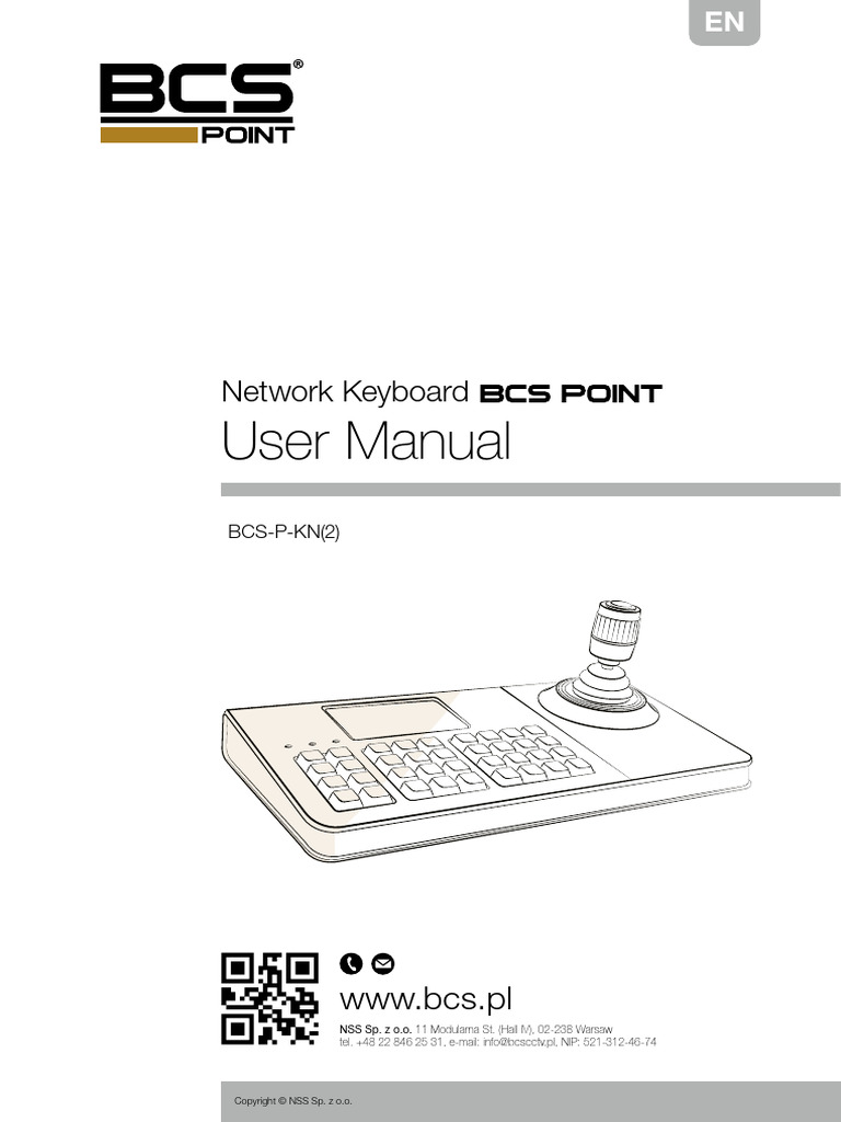 BCS - Manual BCS Point - Network Keyboard - KN2 - en | PDF | Ip Address | Computer Network