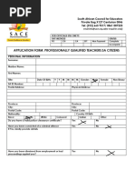 SACE Application Form for Student Teachers | PDF | Legal Liability ...