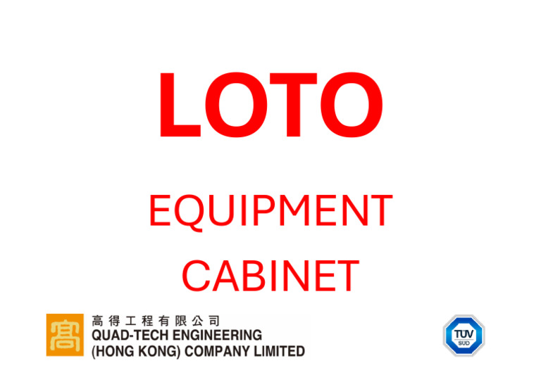LOTO Label | PDF