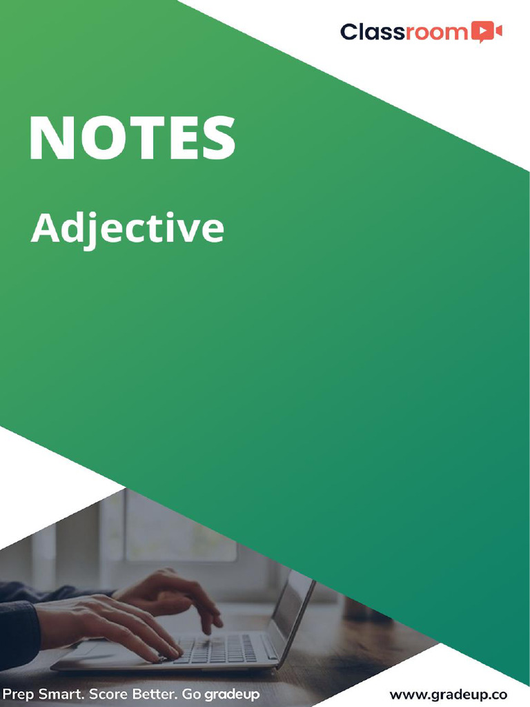 Correct Use of Adjectives Degrees of Comparison Correct Placement | PDF ...