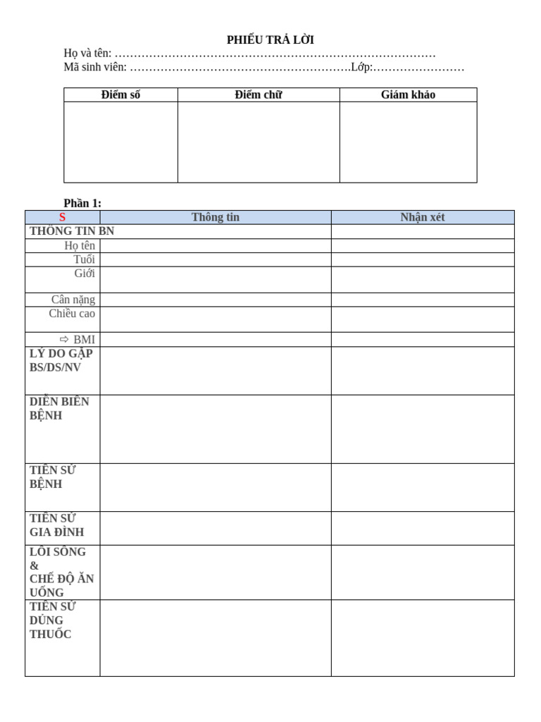 Form Thi TH DLS2 | PDF