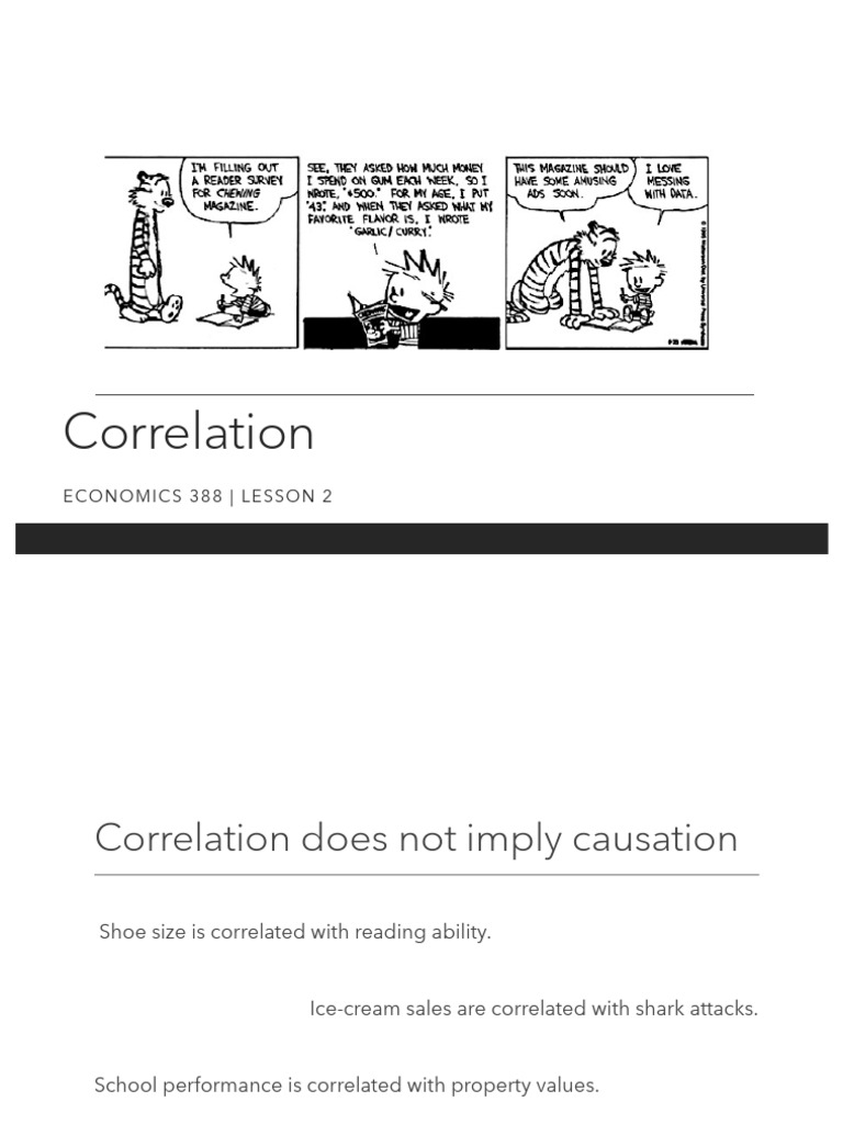 Lesson 2 (2025) - Correlation-Updated | PDF | Linear Regression | Causality